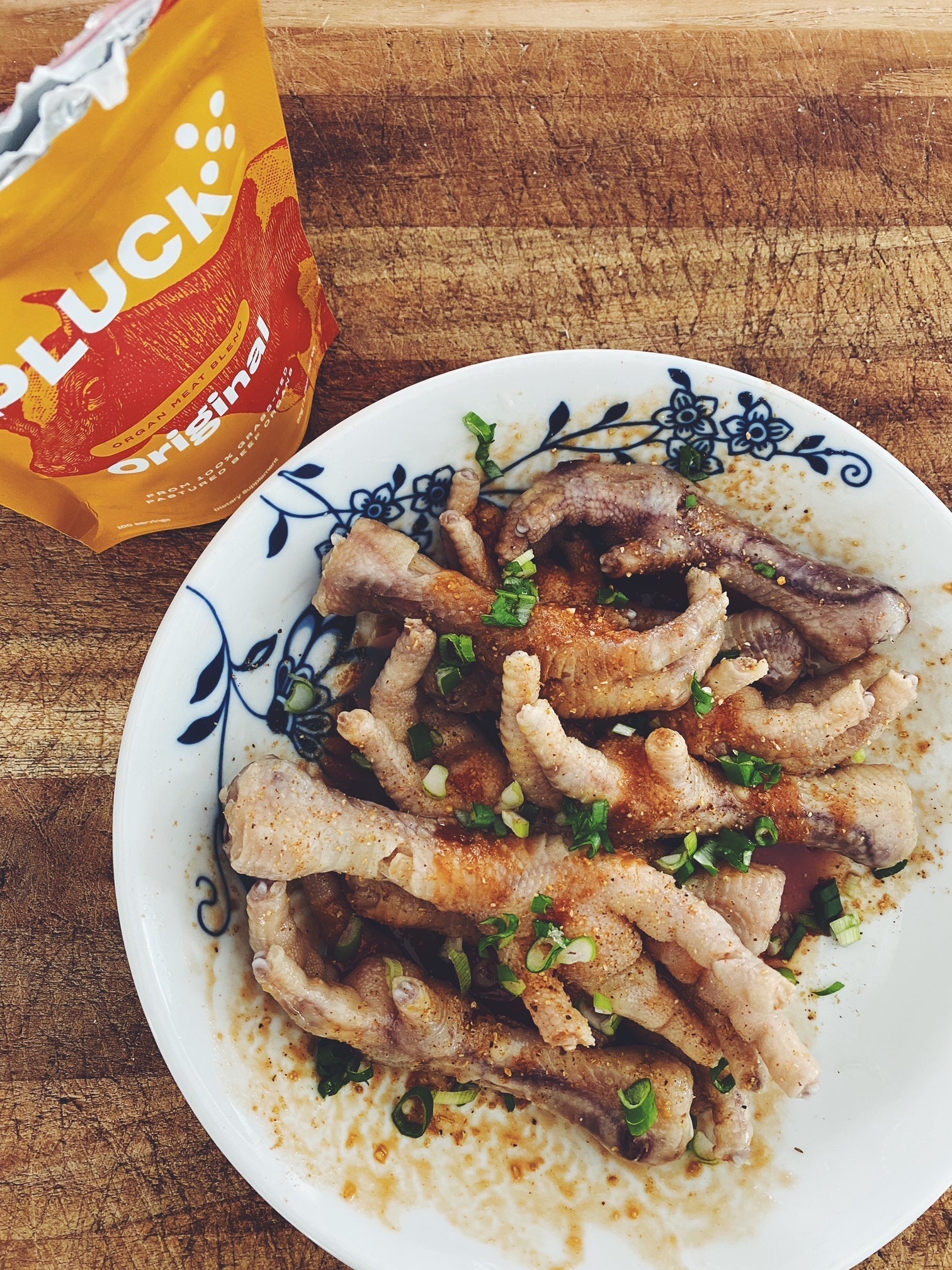 Tender Chicken Feet with Paleo BBQ Sauce