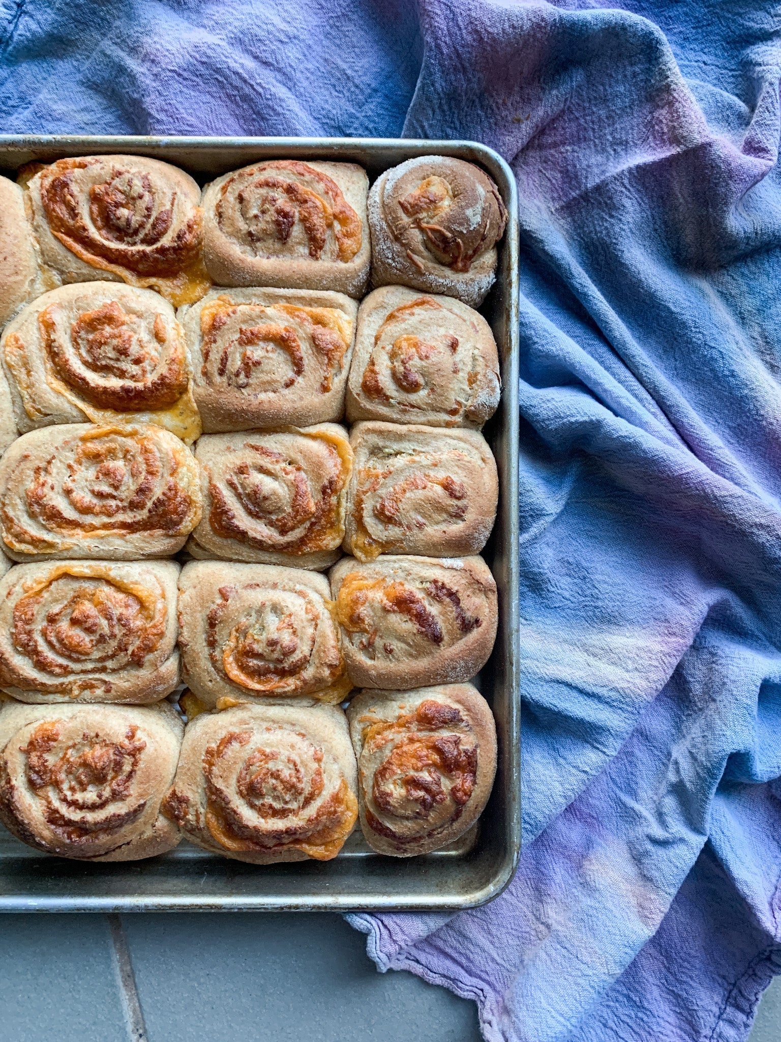 Homemade Green Chile Cheese Rolls with Creamy Filling