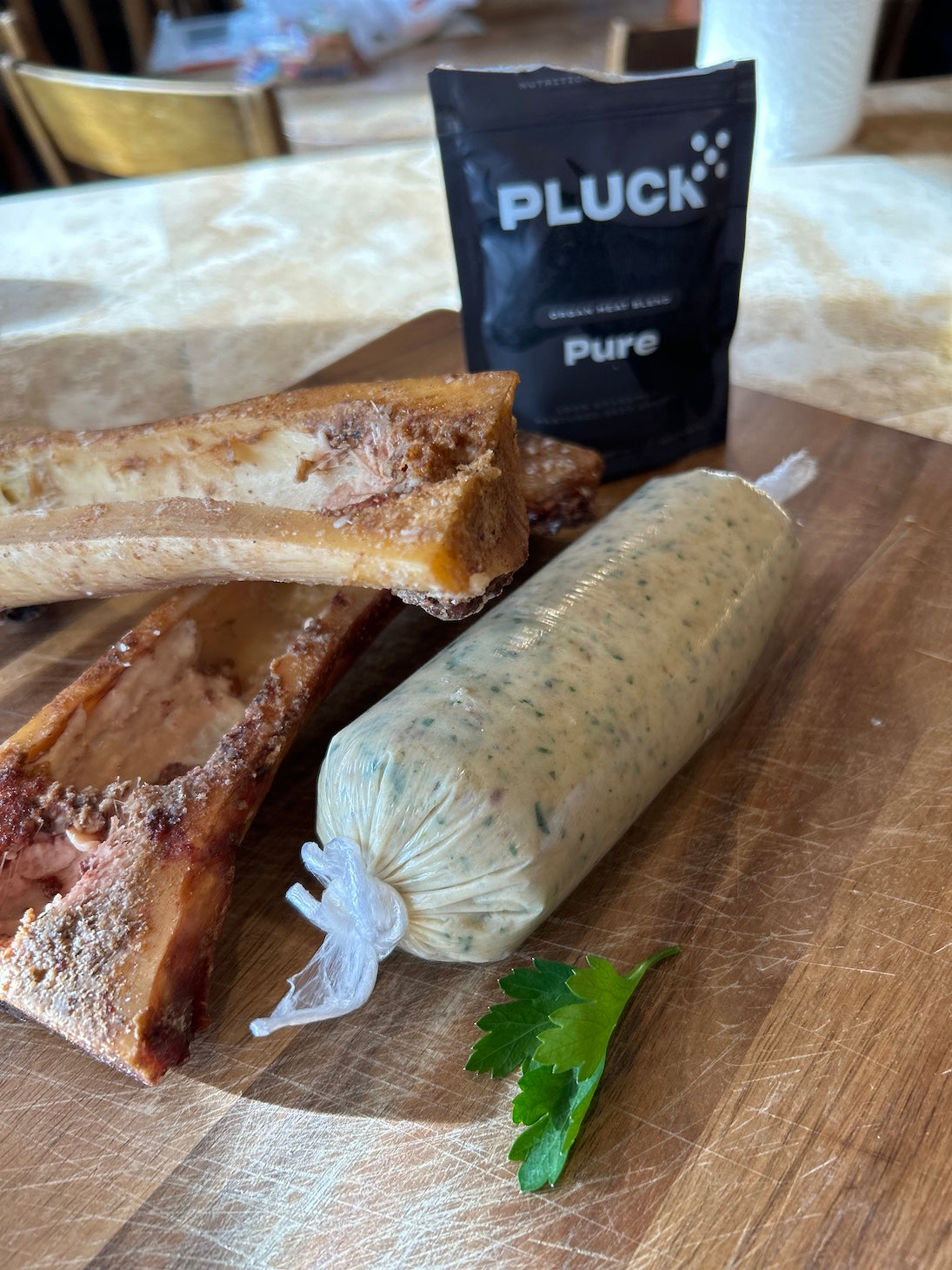 Roasted Bone Marrow Butter with Garlic & Parsley